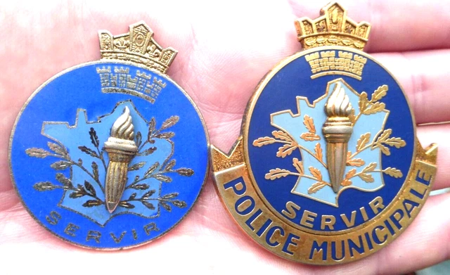 INSIGNE POLICE MUNICIPALE - Polizei EUR 10,00 - PicClick FR