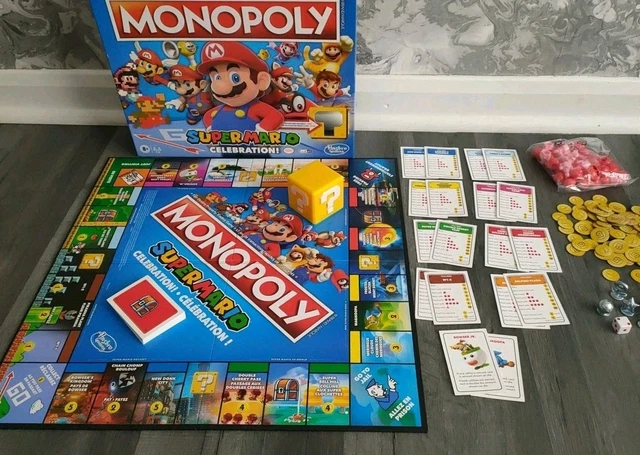 HASBRO GAMING MONOPOLY: Super Mario Celebration Edition Board Game ...