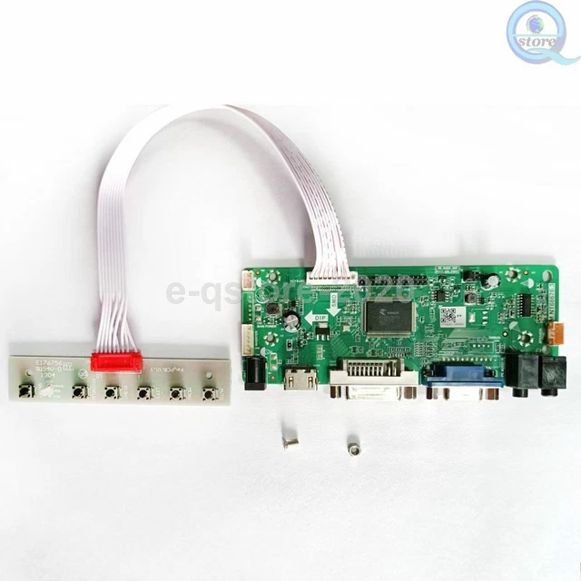 LCD DRIVER MONITOR Mod Kit for Arcade1UP Panel Screen M170ETN01.1 ...