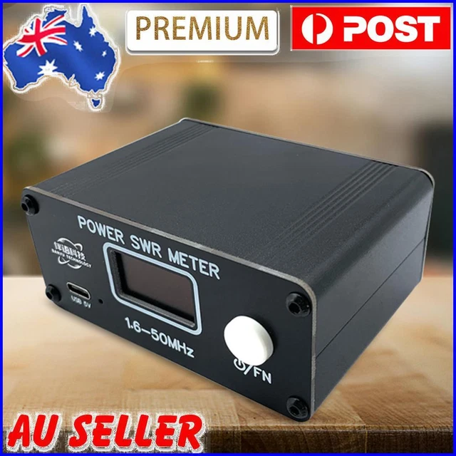 MINI POWER STANDING Wave Meter HF Digital Display Short Wave Standing ...