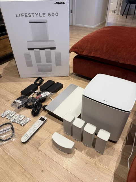BOSE LIFESTYLE 600 white Home Cinema Entertainment System £1,331.70 ...
