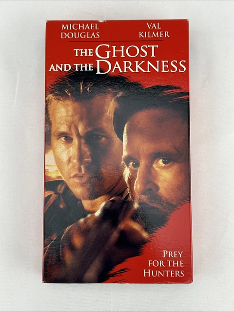 THE GHOST AND the Darkness VHS, 1997 Tape Movie Michael Douglas Val ...