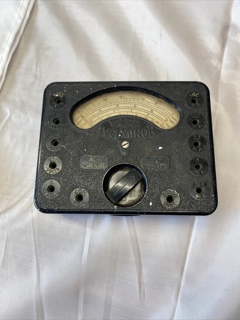 AVOMINOR ORIGINALE VINTAGE Bakelite Universale Avo Minore Multimetro ...