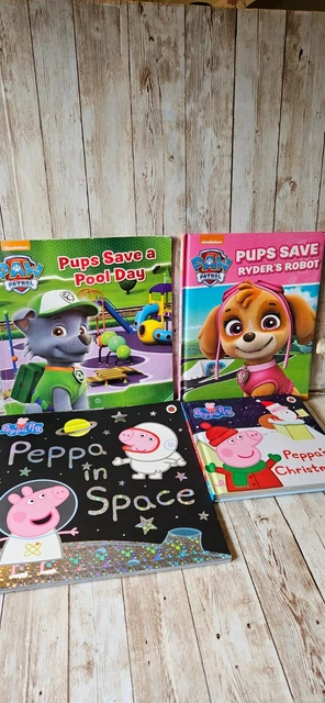 PEPPA PIG & Paw Patrol Book Bundle X 4, Pre-school, bedtime story £4.95 ...