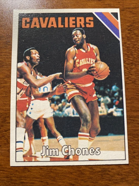 1975 TOPPS BASKETBALL Jim Chones #66 Joli Vintage Cleveland Cavaliers ...