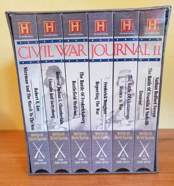 THE HISTORY CHANNEL Civil War Journal II VHS Boxed Set *New Sealed ...