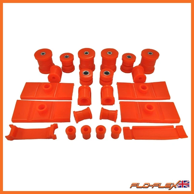 FORD CAPRI MK1, MK2 & MK3 Bushes-Full Kit en Poly Polyuréthane Flo-Flex ...