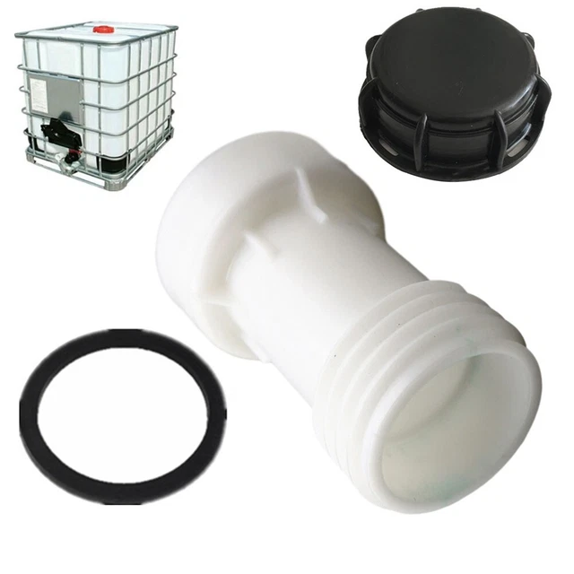 STURDY IBC WATER Tank Outlet Extension Pipe with Dust Cover and Sealing ...