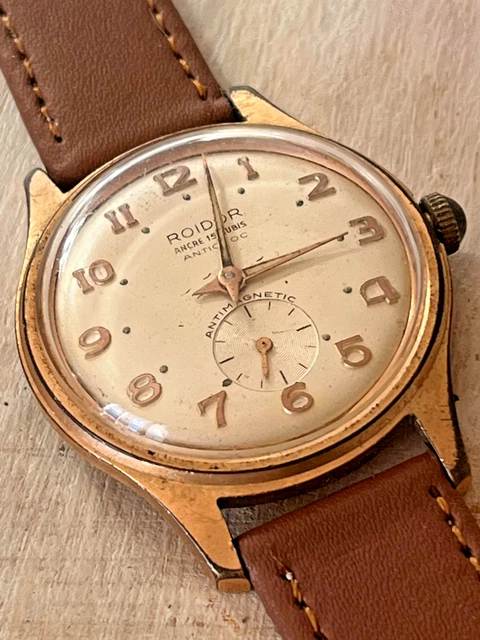 RARE MONTRE ROIDOR Vintage Mecanique Homme Fonctionne A Reviser ...