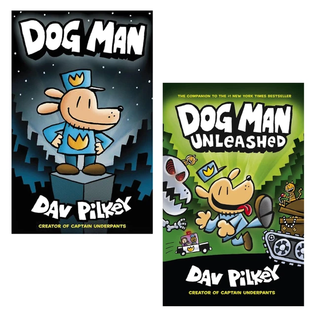 DOG MAN 2 Book Set by Dav Pilkey £19.98 - PicClick UK