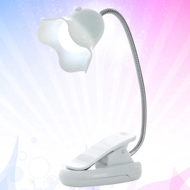 CLIP ON READING Light Flexible Book Lamp Eye Protection USB £10.25 ...
