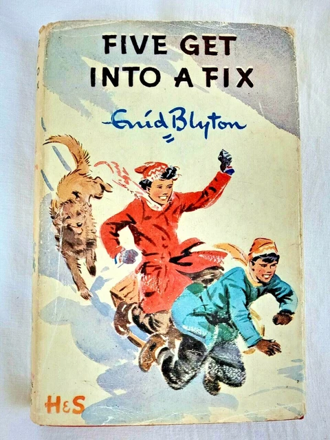 FIVE GET INTO a Fix - Vintage Enid Blyton hardback w. DJ - Famous Five ...