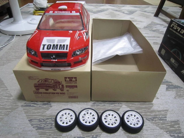 1/10 LANCER EVOLUTION VII RC Body Set with Tires and Wheels ...