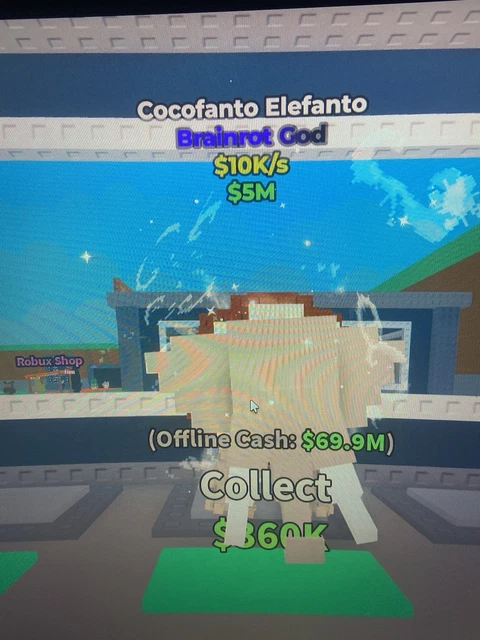 COCOFANTO ELEPHANTO ROBLOX Steal a brainrot £2.22 - PicClick UK
