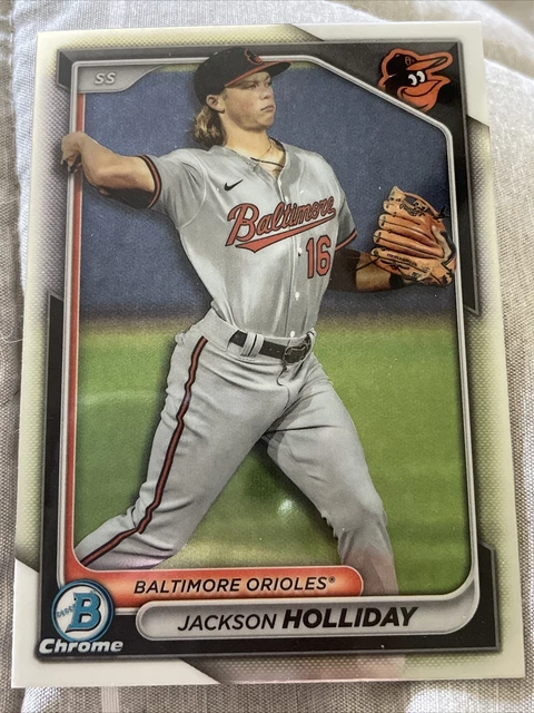 2024 BOWMAN CROMATO JACKSON HOLLIDAY #BCP-47 BALTIMORE ORIOLI ️ EUR 2 ...