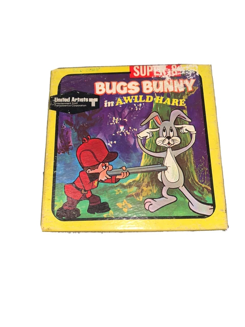 VINTAGE 1940 BUGS Bunny In A Wild Hare Vitaphone Corp Super 8 Film 8mm ...