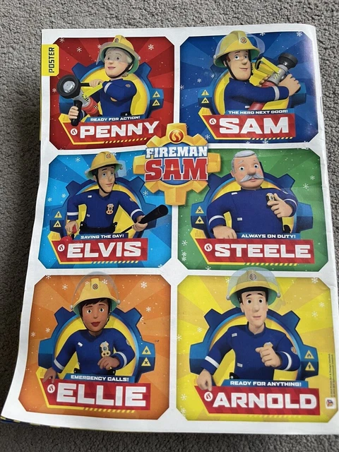 FIREMAN SAM AWESOME Vehicles Magazine Kids Comic RARE Toy Issue 131 ...