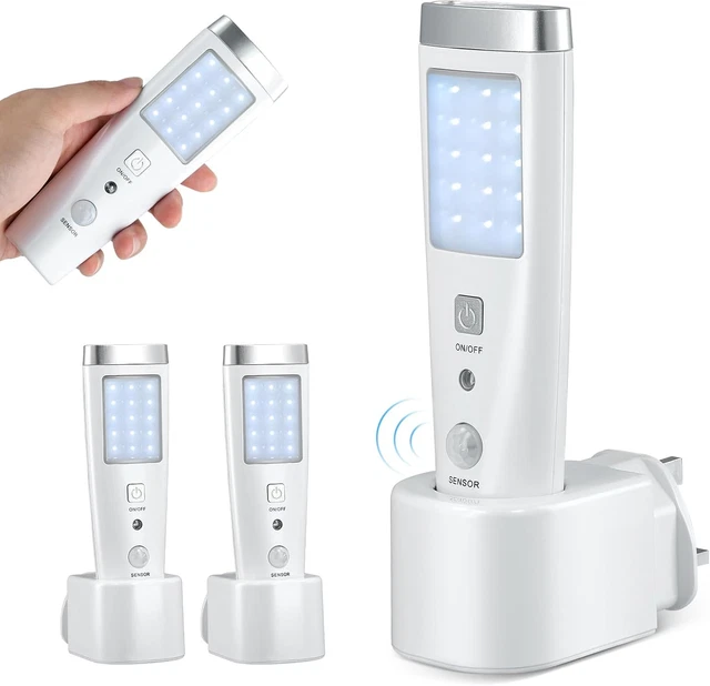 2 PACK LED Night Light Plug in Wall,4 Function Motion Sensor Night ...