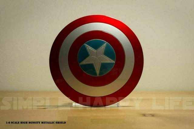 MARVEL RED CAPTAIN America Shield metal prop Replica cosplay Avengers ...