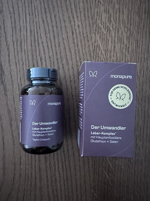 MONAPURE DER UMWANDLER Schilddrüsen & Leber Komplex mit Mariendistel ...