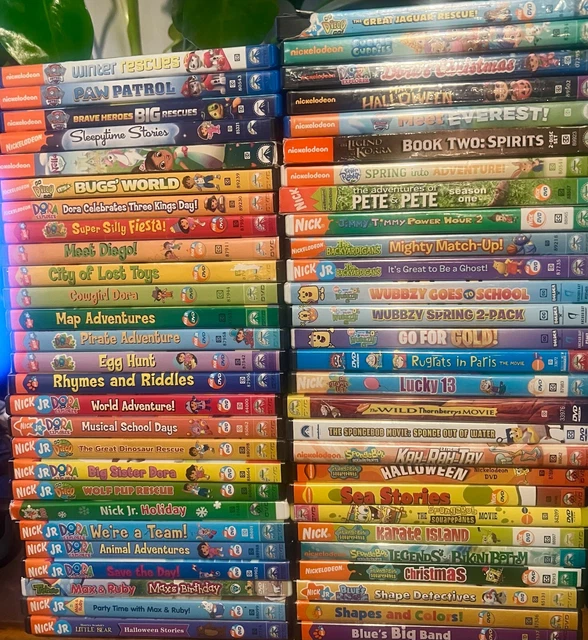 Lot Of Nickelodeon Nick Jr Dvds Dora Blues Clues Backyardigans Sexiz Pix