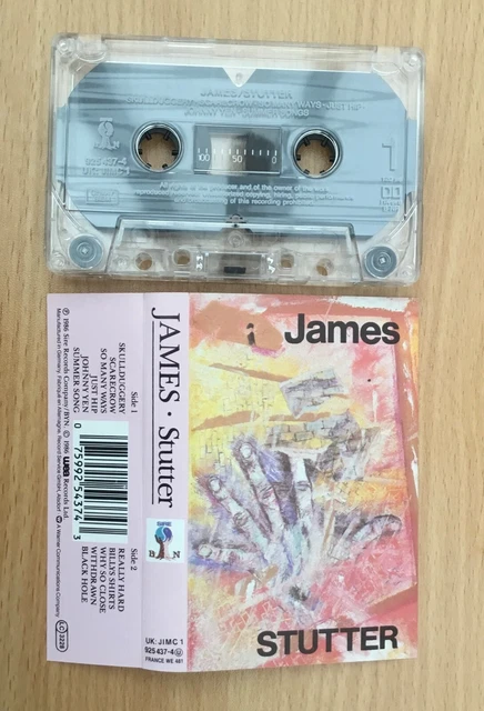 🌟JAMES🌟CASSETTE ALBUM🌟STUTTER🌟INDIE🌟ROCK🌟POP🌟ALTERNATIVE🌟UK🇬🇧SELLER🌟 £9 ...