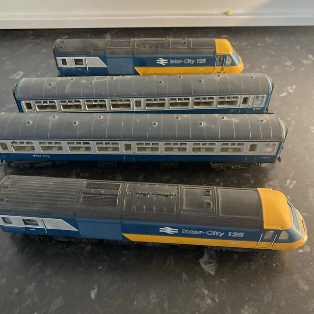 HORNBY INTERCITY 125 HST High Speed Train Set Fantastic Condition FAST ...