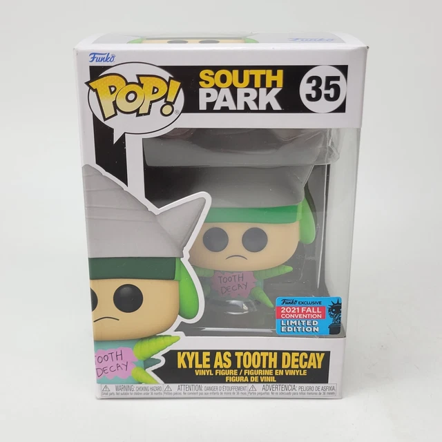 FUNKO POP! SOUTH Park: Kyle As Tooth Decay #35 Fall Convention Vinyl ...