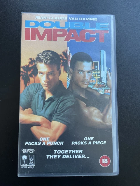 DOUBLE IMPACT (VHS) 1991 Jean-Claude Van Damme Vintage Action Movie ...