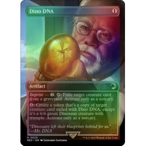FOIL DINO DNA (BORDERLESS) Universes Beyond: Jurassic World Collection ...