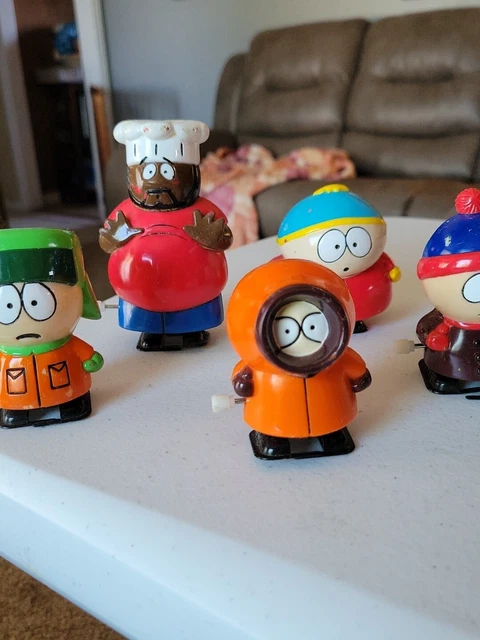 SOUTH PARK COLLECTIBLE Wind Up Set Stan Cartman Kenny Kyle Chef Figures ...