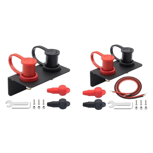 BATTERY TERMINALS RELOCATION Kit for ATV Boats Battery Jump Post Set ...