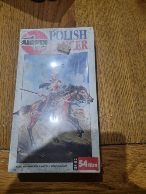AIRFIX 02553 'POLISH LANCER HORSEBACK FIGURE' 54mm MIB/BOXED. MODEL KIT ...