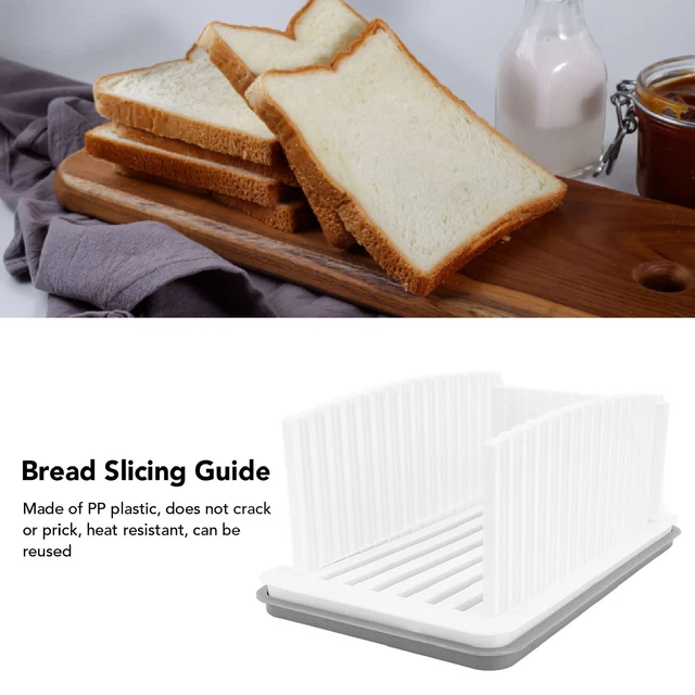 BREAD SLICING GUIDE PP Plastic Detachable Bread Cutting Guide With ...