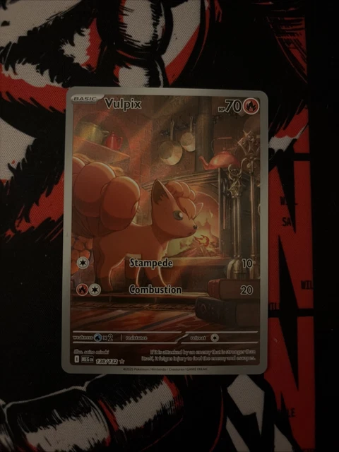 POKÉMON TCG MEGA Evolution - Vulpix 138/132 Illustration Rare - NM/M £ ...