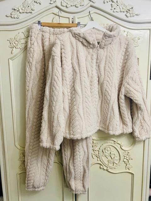 LADIES MATALAN ORIGINAL Fluffy Pyjamas soft feel UK 10/12 £9.72 ...