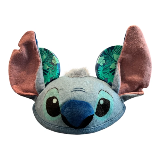 RARE DISNEY AULANI Stitch Mickey Mouse Ears Youth Size Hawaiian Hat Cap ...