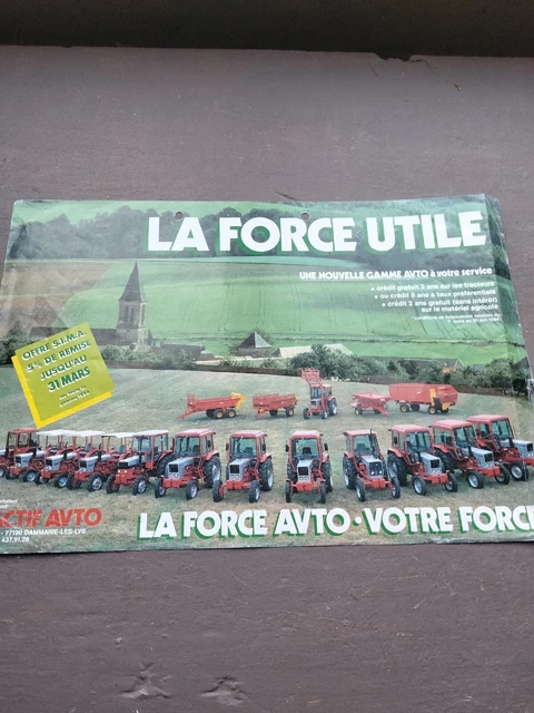 PROSPECTUS TRACTEUR AVTO La Force Utile Tractor Brochure Prospekt EUR 3 ...