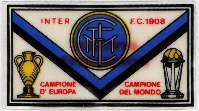 SCUDETTO INTER CAMPIONE Europa Italia Panini 1964-65 1965 Senza Velina ...