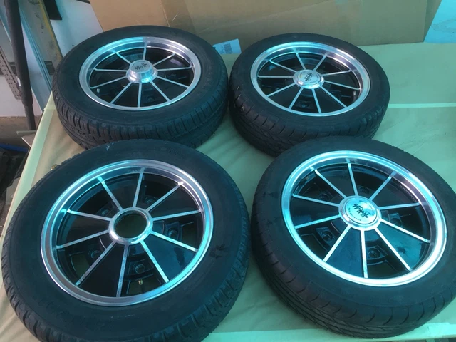 VW SPLITSCREEN BEETLE wheels Alloys, 15" With Tyres BRM Style Wide 5 ...