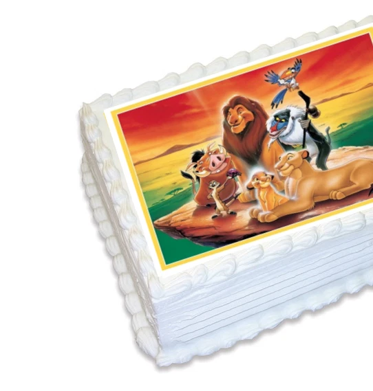 LION KING EDIBLE Cake Toppers Icing Image Simba Mufasa Scar Nala A4 ...