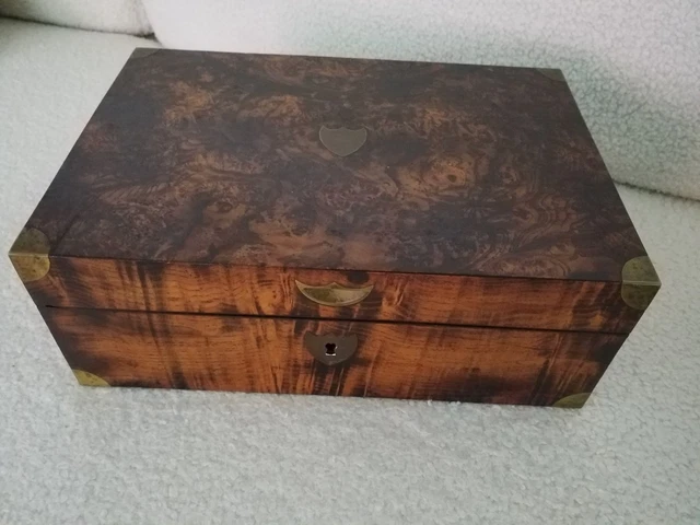RARE COFFRET DE Voyage 1er Empire/ Napoléon Maréchal NEY ? en loupe d ...