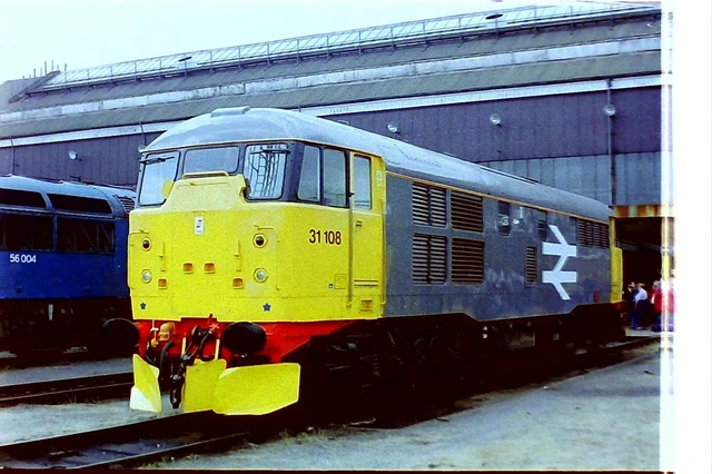 35MM RAILWAY COLOUR Negative Class 31 108 at Old Oak Common £1.95 ...