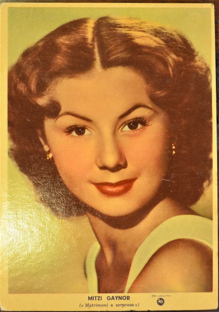 CARTE POSTALE ORIGINAL 20TH Century Fox Mitzi Gaynor Mariage A Surprise ...