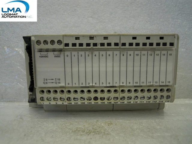 TELEMECANIQUE ABE7-H16R11 I/O Interface Module Base 16 Channel Cutter ...