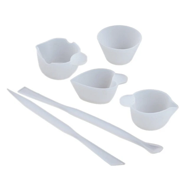 NON-STICK MEASURING CUP Resin Mixing Cup Card Slot Cup Epoxy Dispensing ...