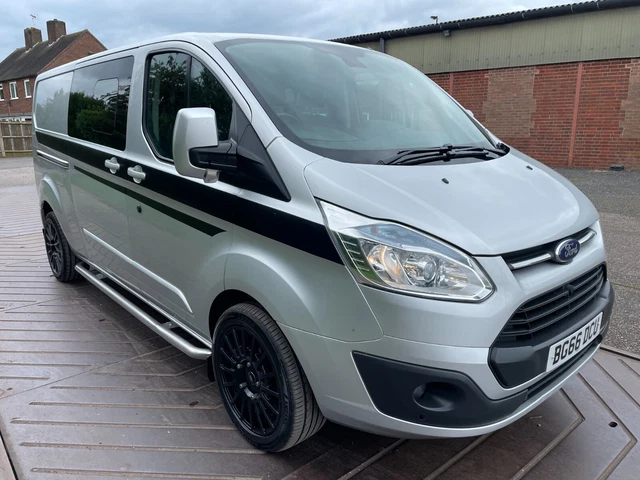 FORD*TRANSIT*CUSTOM*LWB*CREW CAB*LIMITED*133K MILES*2.2 Tdci*No Vat £ ...