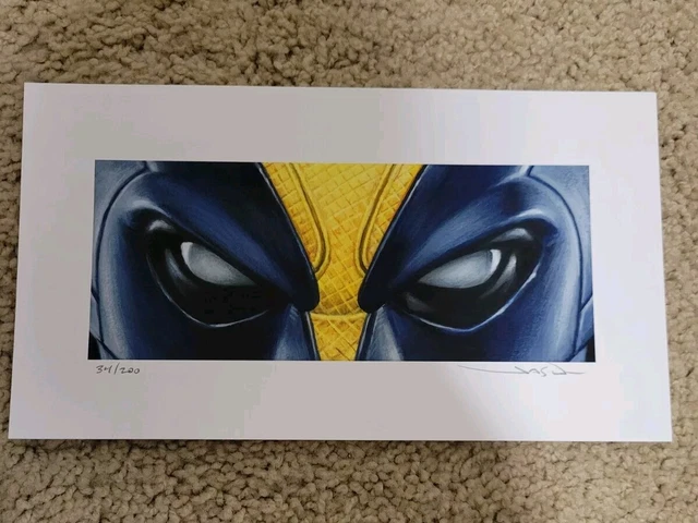 WOLVERINE EYES WITHOUT A Face EWAF Jason Edmiston Marvel Print XX/200 £ ...