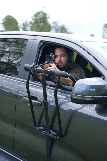 NEW STEADYREST CAR Door Shooting Rest Window Hunting Rifle Vehicle Gun ...