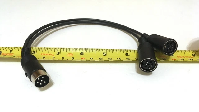 COMMODORE SERIAL IEC Y-CABLE SPLITTER DAISY CHAIN Ultimate SD2IEC Disk ...